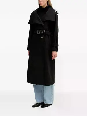 Sisley Belted Textured Coat