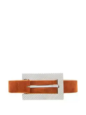 Attico Square-buckle Belt - Orange