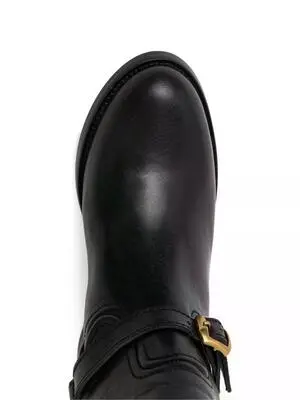 Polo Ralph Lauren Buckle Strap Knee-high Boots