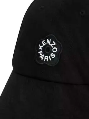 Kenzo Embroidered Cotton Cap - Black