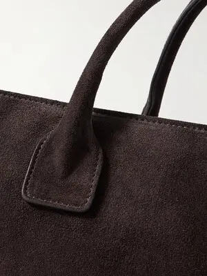 NILI LOTAN Bianca Suede Tote - Brown