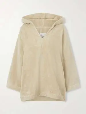 Lisa Marie Fernandez Hooded Cotton-terry Tunic