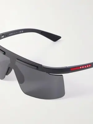 Prada Linea Rossa Square-frame Sunglasses - Black