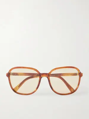 Miu Miu Round-frame Acetate Sunglasses - Brown