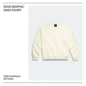 Canada Goose Rove Crew Graphic - Bone