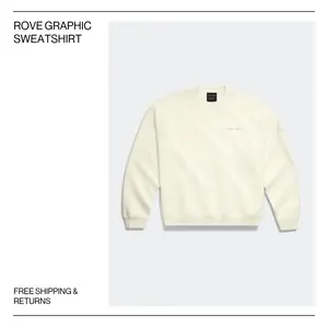 Canada Goose Rove Crew Graphic - Bone