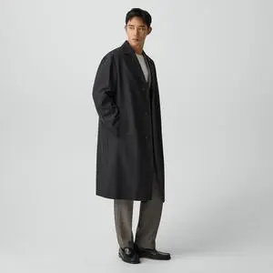 Theory Twill Blend Three-button Coat