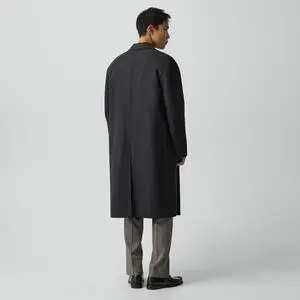 Theory Twill Blend Three-button Coat