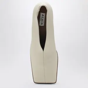 Alaïa Soft Square Leather Pumps