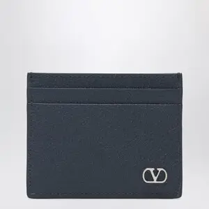 Valentino Garavani Vlogo Signature Card Holder - Blue