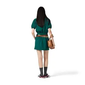 Miu Miu Technical Jersey Mini-dress