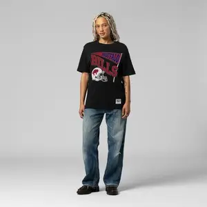 Mitchell & Ness Buffalo Bills Team Dynamic Boyfriend T-shirt - Black