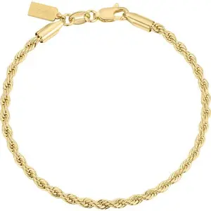 SET & STONES Loren Rope Chain Bracelet - Gold