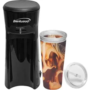 BRENTWOOD Single Serve Iced Coffee And Tea Maker - Black