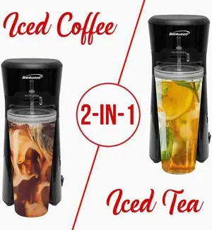 BRENTWOOD Single Serve Iced Coffee And Tea Maker