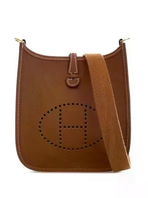Hermes Gold Tone Cross Body Bags