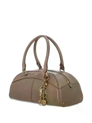 Chloé Bowling Charm-detail Shoulder Bag - Neutrals