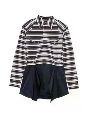 Toga Cotton Jersey Polo Top