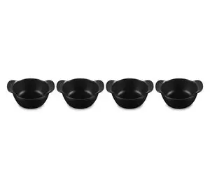 LE CREUSET Set Of 4 Mini Round Cocotte Base 1/3 -qt - One-color