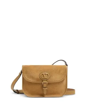 Valentino Garavani Leather Crossbody Bag - Beige