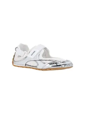 Bottega Veneta Mary Jane "orbit Flash" Sneakers - Silver