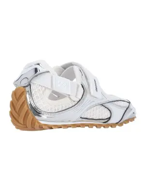 Bottega Veneta Mary Jane "orbit Flash" Sneakers - Silver