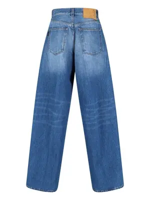 HAIKURE Bethany Wide Leg Jeans - Blue
