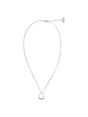 MAISON MARGIELA Pendant Ring Necklace - Silver
