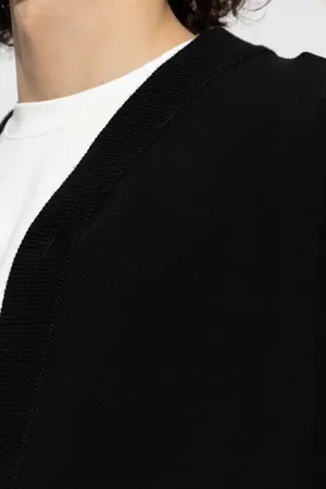 Jacquemus Wool Turtleneck Cardigan - Black