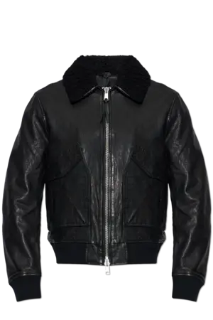 ALLSAINTS Vaucluse Aviator Leather Jacket