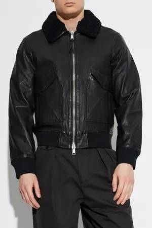 ALLSAINTS Vaucluse Aviator Leather Jacket