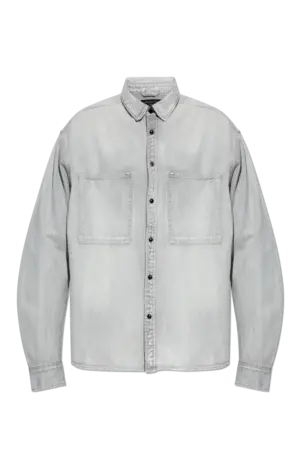 ALLSAINTS Denim Shirt ‘al - Grey