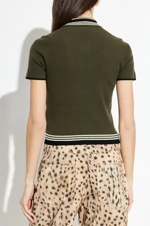 Amiri Wool Polo - Green