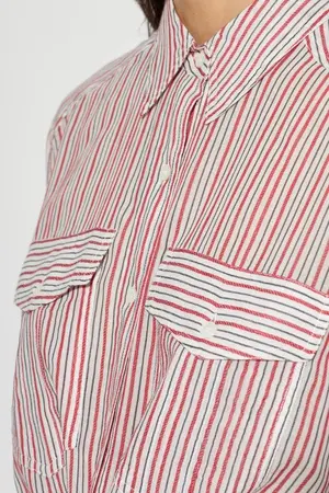 MARANT ETOILE Nath Striped Shirt