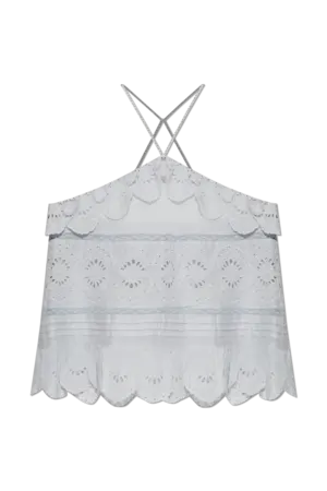 MARANT ETOILE Prisha Top - Light Blue