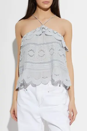MARANT ETOILE Prisha Top - Light Blue