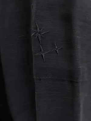 LANEUS Viscose And Linen Bermuda Shorts