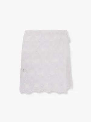 DUNST Needlework Layering Skirt - White