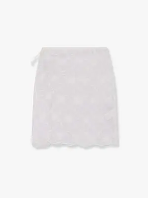 DUNST Needlework Layering Skirt - White
