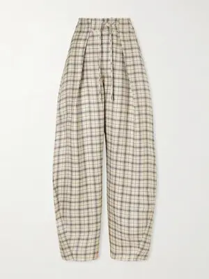 KALLMEYER Clemence Pleated Linen-blend Pants