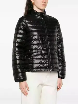 Moncler Padded Logo-patch Jacket - Black