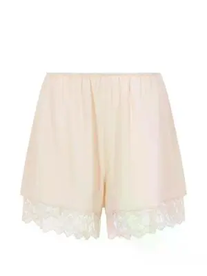 Simone Rocha Lace-trimmed Shorts - Neutrals