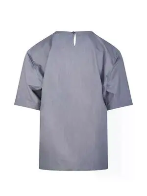 THELATEST Short-sleeve Blouse - Grey