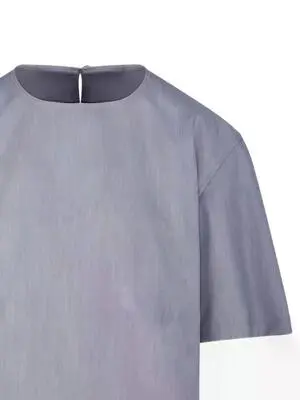 THELATEST Short-sleeve Blouse - Grey