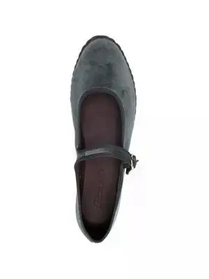 FLABELUS Javert Buckle-fastening Ballet Flats - Grey