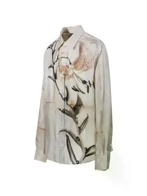 PIERRE-LOUIS MASCIA Floral-print Buttoned Shirt