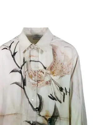 PIERRE-LOUIS MASCIA Floral-print Buttoned Shirt