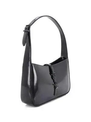 Saint Laurent Le 5 A 7 Patent Small Hobo Bag