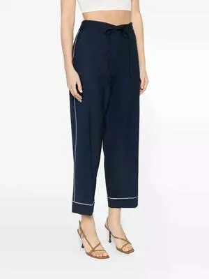 P.a.r.o.s.h Drawstring-fastening Cropped Trousers