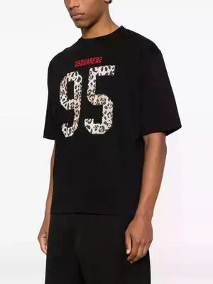 Dsquared2 Animal Print Number T-shirt